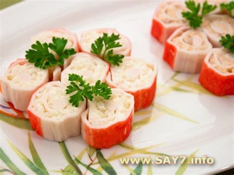 Фаршированные крабовые палочки Recipe Food Culinary Recipes Cooking