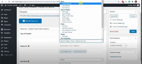 How To Build Header And Footer Using Free Version Of Elementor