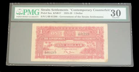 Straits Settlements One Dollar 1927 Colonialcollectables Buying And