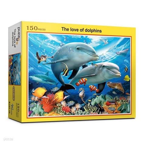 150피스 돌고래의 사랑 직소퍼즐 Pl285 Yes24