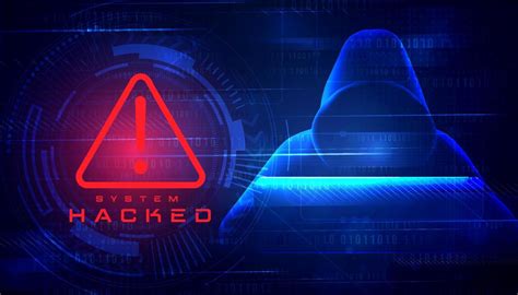 Cybersecurity Hacker Data Security Technology Blue Background Secure