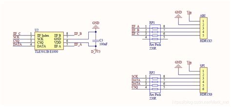 tle5012b esp32驱动程序、硬件电路设计、4线spi通信，驱动完美兼容4线spi不用改mosi开漏推挽输出 tle5012b磁性编码