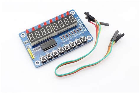 TM1638 8 Digit Digitron Display With Button TM1638 8D US 4 20