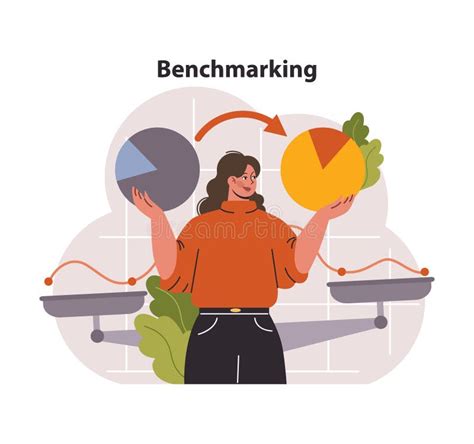 Benchmarking Concept Flat Vector Illustration Stock Vector