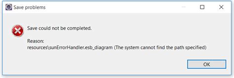 Wso2 Eclipse Save Error When Trying To Open The Design View Of A Synapse Config File In Ws02