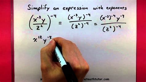 Simplify Expressions With Exponents