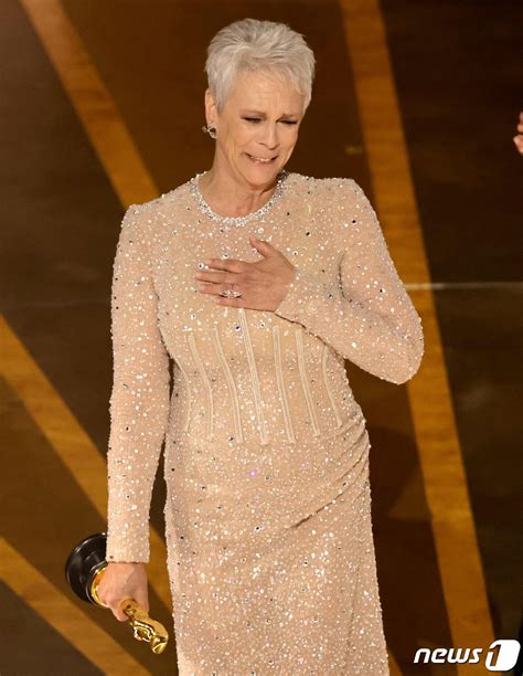 에브리씽 제이미 리 커티스 여우조연상…첫 오스카에 감격 [95회 아카데미]