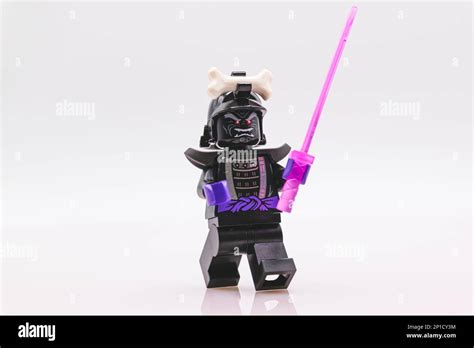Garmadon Lego Ninjago Minifigure With A White Background One Of The Most Feared Villains In The
