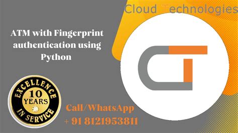 Atm With Fingerprint Authentication Using Python Cse Ieee Major Projects In Hyderabad Youtube