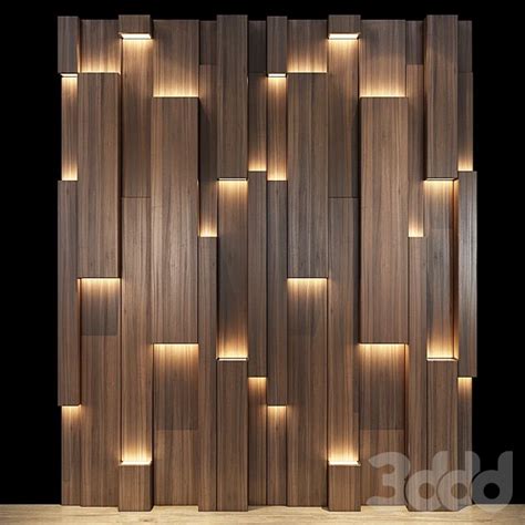 3d модели скачать на Modern Wall Paneling Wooden Wall Design Wall Decor Design