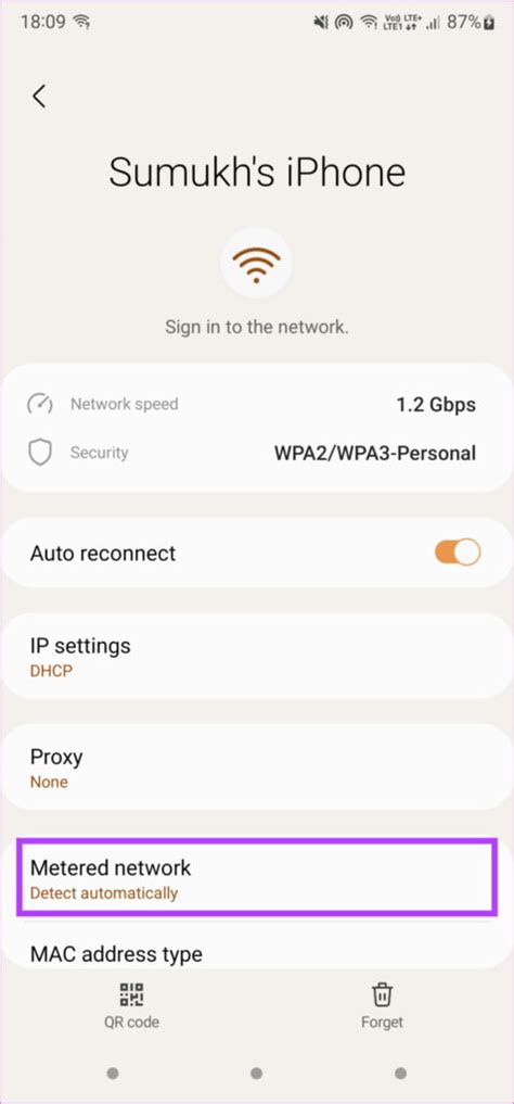 How To Set Wi Fi As Metered Connection On Android And Iphone Guiding Tech