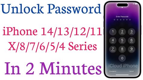 How To Unlock All Iphones Password Lock In 2 Minutes Unlock Iphone If