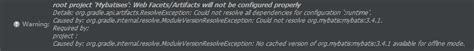 Web Could Not Resolve All Dependencies For Configuration Runtime