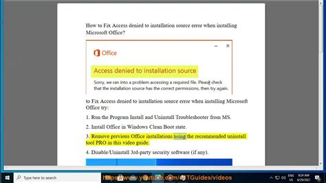 Fix Access Denied To Installation Source Error When Installing