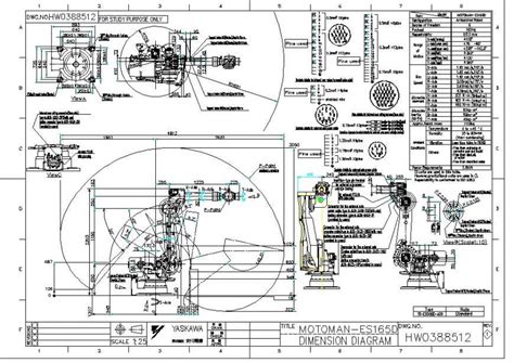 Automation Machinery Block Detail 2d View Layout File In Autocad Format