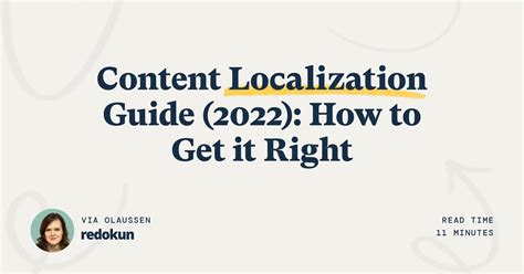 Content Localization Guide 2023 How To Get It Right Redokun Blog