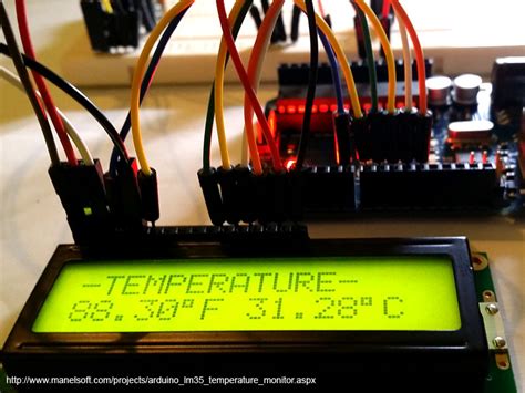 Arduino Lm35 Temperature Monitor