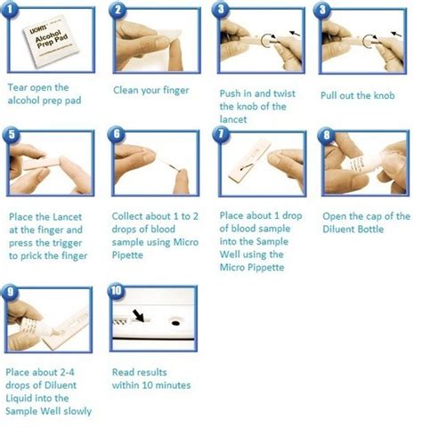Hepatitis B Test Kit Instructions