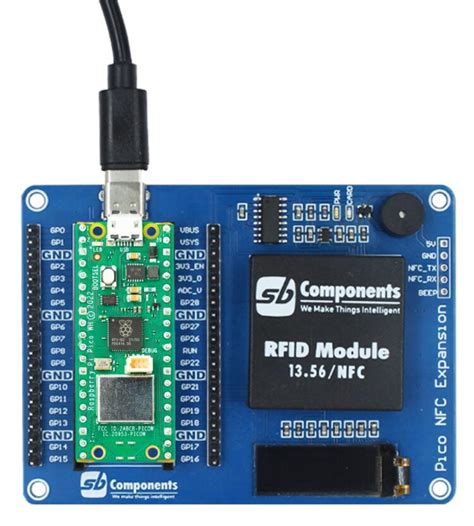 Nfc Expansion For Raspberry Pi Pico 13 56mhz Rfid Expansion Board Read And Write Nfc Expansion
