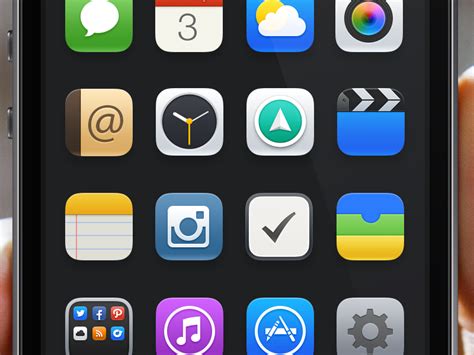 IOS 7 Theme Redesign By Kubilay Sapayer On Dribbble