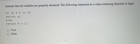solved assume that all variables are properly declared the