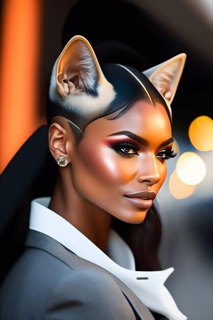 Premium Ai Image African Black Woman Model Ai Generate