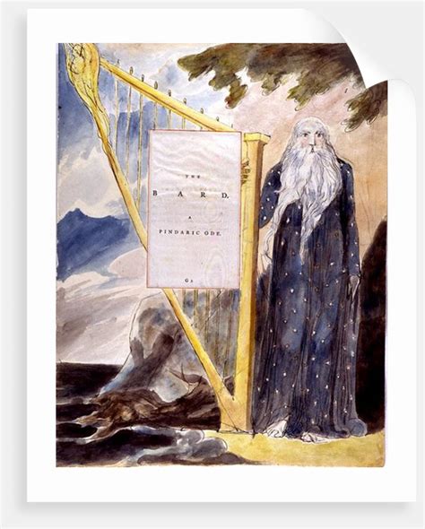 The Bard A Pindaric Ode Posters And Prints By William Blake