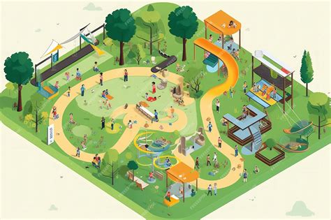 Premium Photo Development Of Inclusive Playgrounds Generative Ai