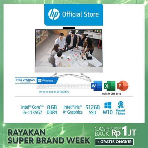 Promo Hp All In One Df D Pc Desktop Pc Core I Gb Gb W Diskon Di Seller