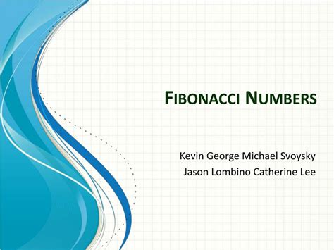 PPT Fibonacci Numbers PowerPoint Presentation Free Download ID 5889609