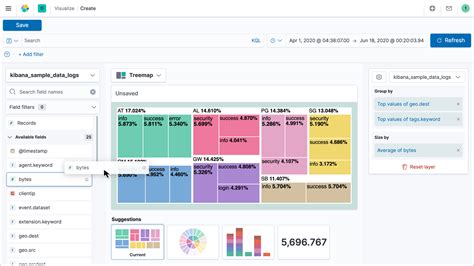 Kibana Lens An Easy Intuitive Way To Visualize Data Elastic