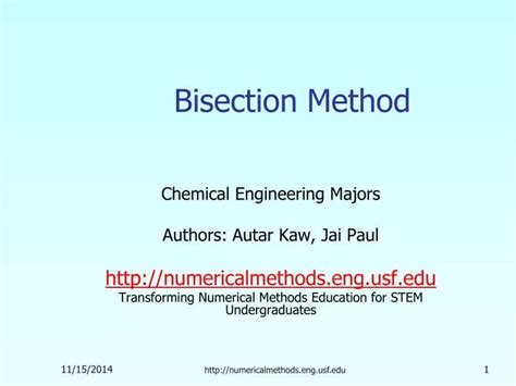 Ppt Bisection Method Powerpoint Presentation Free Download Id6652896