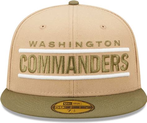New Era Washington Commanders Saguaro Tanolive 59fifty Fitted Hat