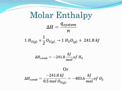 Ppt Molar Enthalpy And Calorimetry Powerpoint Presentation Free