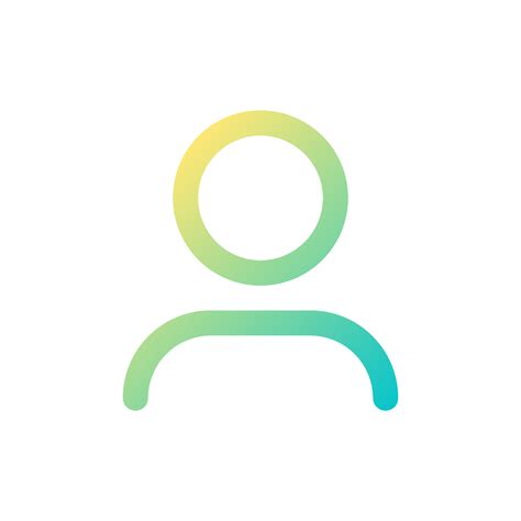 Account Avatar Pixel Perfect Gradient Linear Ui Icon Personal Page Of Site User Access To
