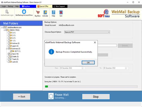 Webmail Backup Software To Export Webmail Emails To Local Drive