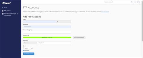 Create Additional Ftp Accounts In Cpanel Kb