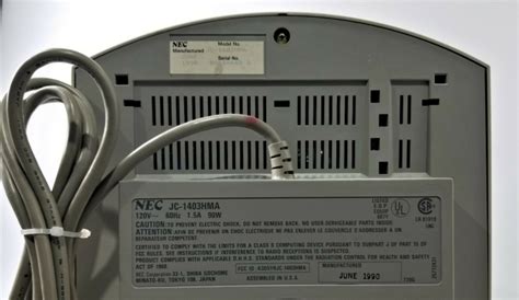 Nec Multisync 2a Jc 1403hma Crt Database