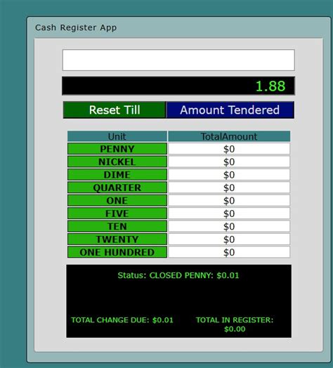 Build A Cash Register Project Build A Cash Register Javascript