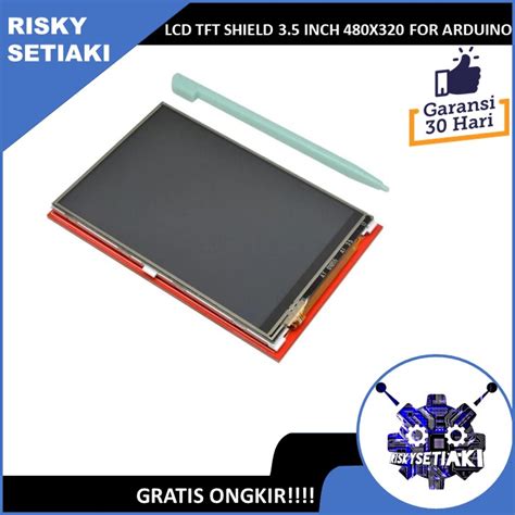 Jual Lcd Tft Shield 35 Inch 480x320 For Arduino Uno Mega With