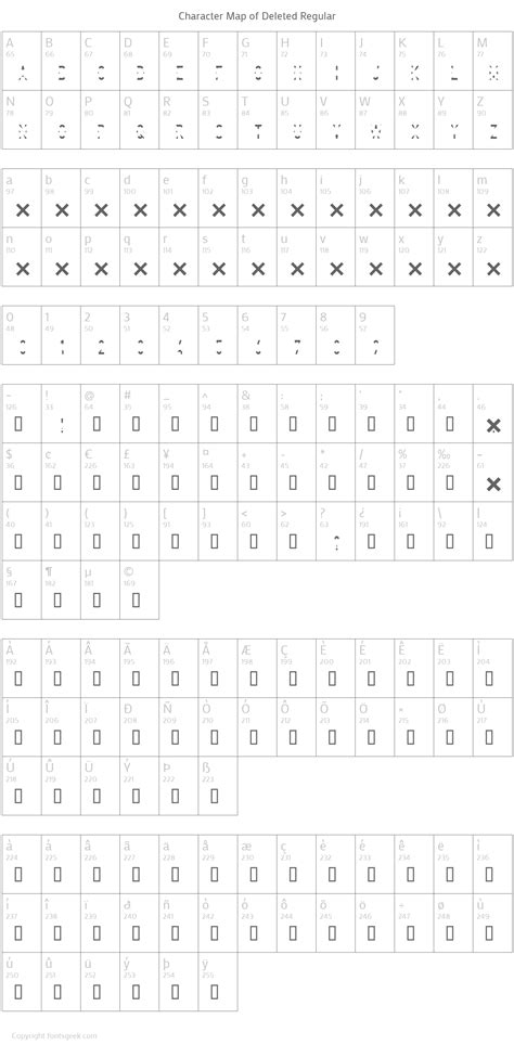 Deleted Font Download For Free View Sample Text Rating And More On Fontsgeek Com