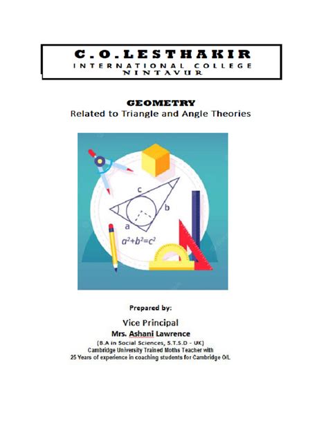 Geometry New Pdf Triangle Elementary Mathematics