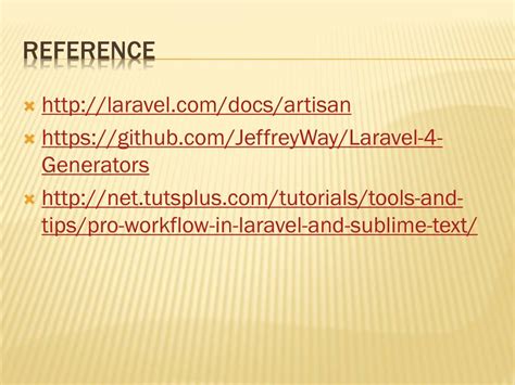 Ppt Laravel And Artisan Cli Powerpoint Presentation Free Download