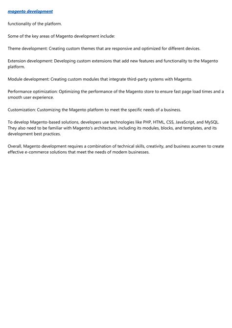 Ppt Magento Development Powerpoint Presentation Free Download Id