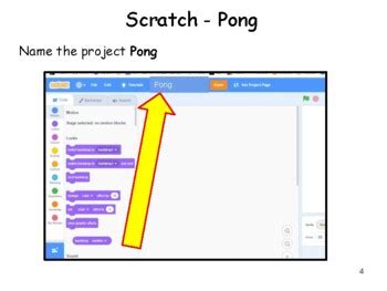 Scratch Tutorial 9 Create A Game Of Pong By Rashida Williams TPT