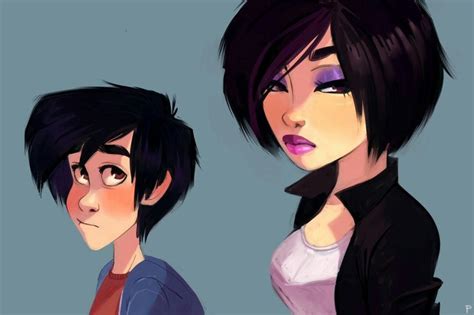 Hiro and Gogo the look Arte do leão Arte