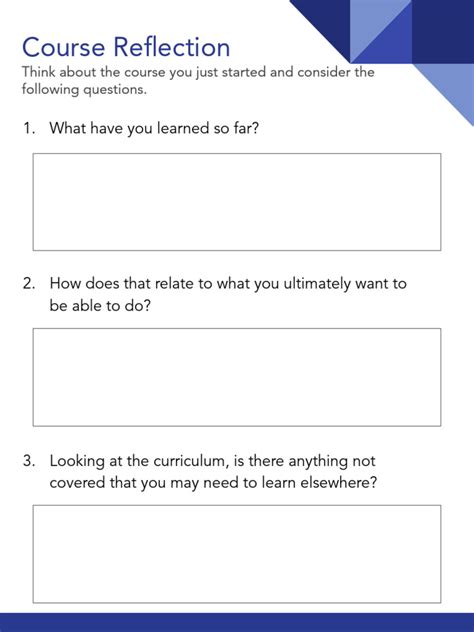 Course Reflection Pdf
