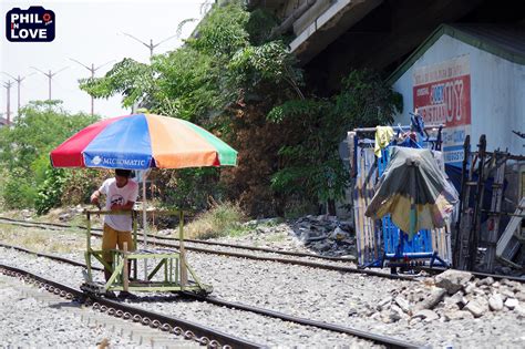 [필리핀 대중교통] Pnr 철도의 기찻길 주변 트롤리 Trolley 손수레