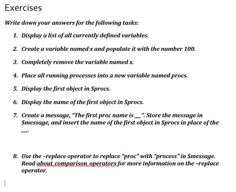 Solved Display A List Of All Currently Defined