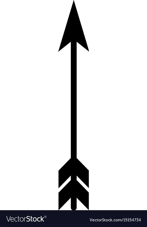 Dart Arrow Isolated Icon Royalty Free Vector Image